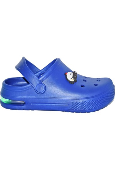 Akınal Bella Erkek Çocuk Işıklı Mavi Terlik Sandalet