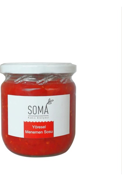 Soma Kadın Atölyesi Yöresel Menemen Sosu Katkısız Ev Yapımı 380 gr