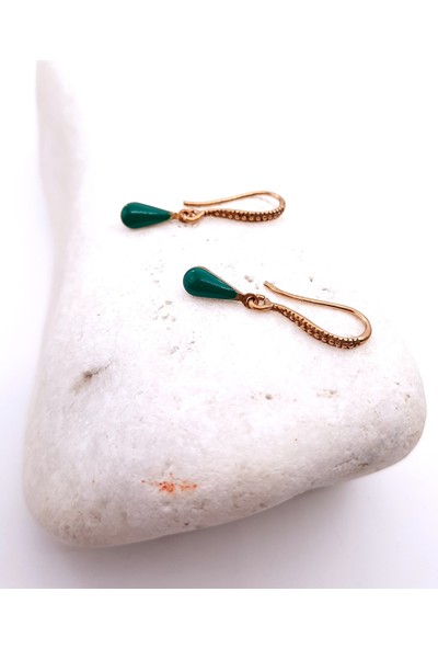 Takıtokacınız El Yapımı Mine Küpe Takıtokacınız El Yapımı Mine Küpe