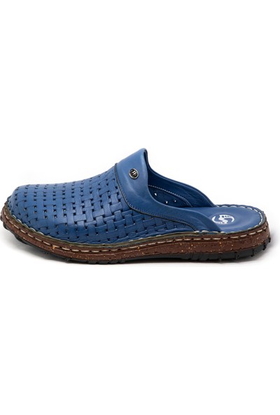 20tasarımterlik Erkek Hakiki Deri Jean Mavi Renk Ortopedi Medikal Sabo Deri Erkek Terliği 20tasarımterlik Erkek Hakiki Deri Jean Mavi Renk Ortopedi Medikal Sabo Deri Erkek Terliği