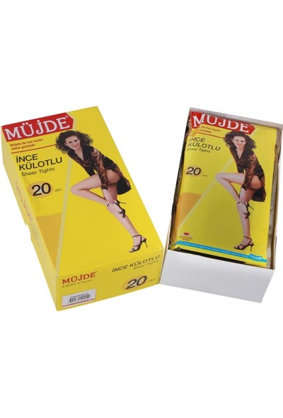 Müjde Ince Külotlu Çorap 6'lı Paket Müjde Ince Külotlu Çorap 6'lı Paket