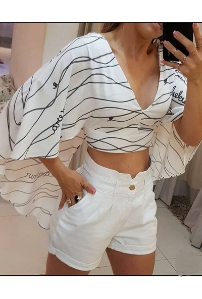 Schaydo Kadın Beyaz Jesica Kumaş Sırt Dekolte Detaylı Büstiyer