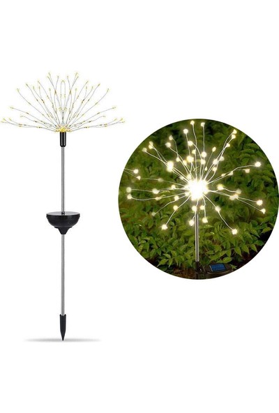 Schulzz Solar Güneş Enerjili Bahçe Karahindiba 120 LED Aydınlatma