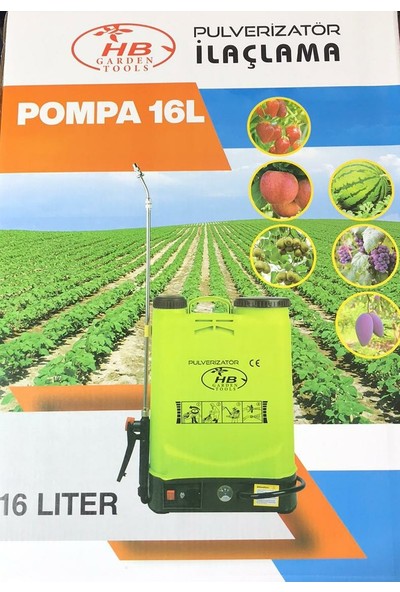 Hb Promax 16 Lt Turbo Akülü Şarzlı Ilaç Pompası Teleskopik Uçlu Hb Promax 16 Lt Turbo Akülü Şarzlı Ilaç Pompası Teleskopik Uçlu