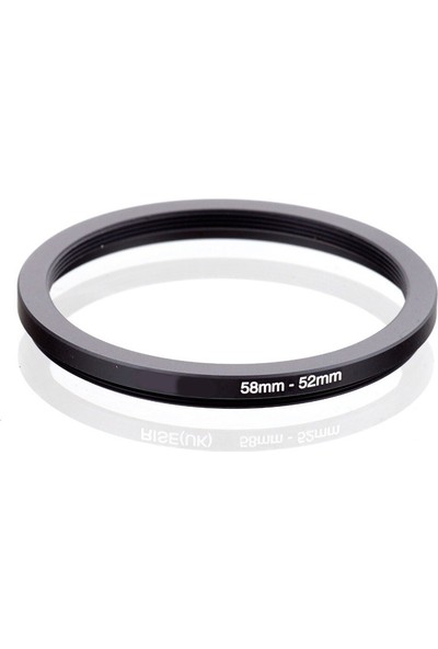 Raypro 58-52 mm Dönüştürücü Step Down Halka Filtre Adaptörü 58MM-52MM Raypro 58-52 mm Dönüştürücü Step Down Halka Filtre Adaptörü 58MM-52MM