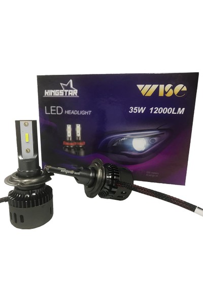 Kingstar Wise Serisi, 9006 (Hb4) Mini LED Xenon Far 8000K 12000 Lümen Kingstar Wise Serisi, 9006 (Hb4) Mini LED Xenon Far 8000K 12000 Lümen