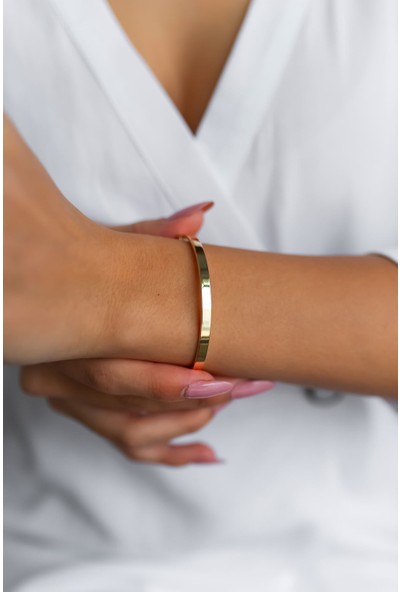 Günbay Gold Kelepçe Bileklik