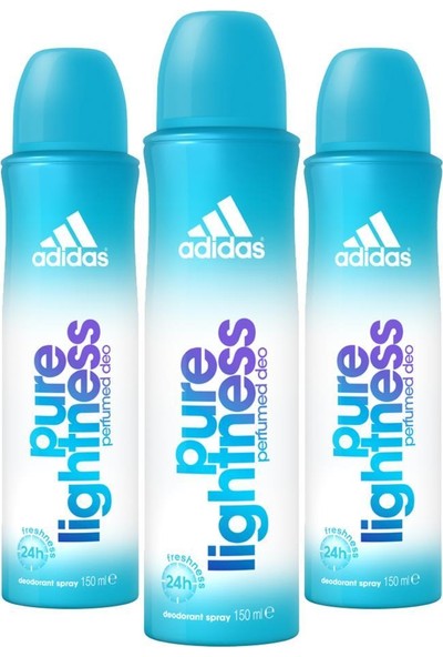 adidas Pure Lightness Kadın Deodorant 150 ml X3