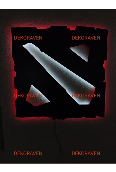 Dekoraven Dota 2 LED Işıklı Tablo Dekoraven Dota 2 LED Işıklı Tablo