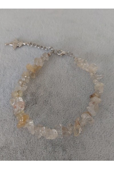 Hera Takı Atölyesi Sitrin Kırık Taş Bileklik Hera Takı Atölyesi Sitrin Kırık Taş Bileklik