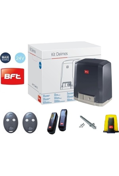 BFT A600 24 V YANA KAYAR OTOMATİK SÜRGÜLÜ BAHÇE KAPISI MOTORU SET- 600 kg Yanakayar Motor -24v BFT A600 24 V YANA KAYAR OTOMATİK SÜRGÜLÜ BAHÇE KAPISI MOTORU SET- 600 kg Yanakayar Motor -24v