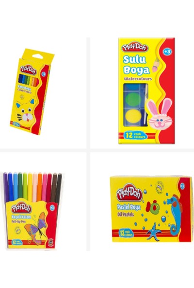 Play-Doh Öğrenci Boyama Seti