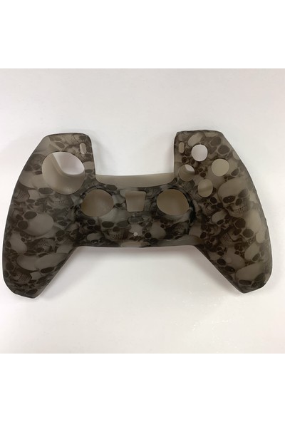 Gizala Ps5 Dualsense Silikon Kılıf Desenli Grey Skull Gizala Ps5 Dualsense Silikon Kılıf Desenli Grey Skull
