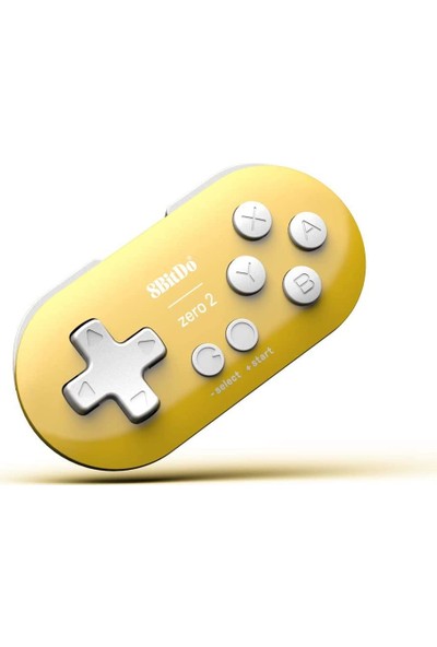 8bitdo Zero 2 Bluetooth Oyun Kolu Nintendo Switch, Pc, Mac Os, Android Sarı 8bitdo Zero 2 Bluetooth Oyun Kolu Nintendo Switch, Pc, Mac Os, Android Sarı