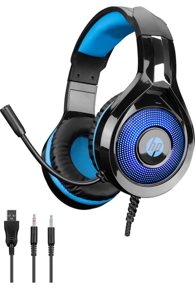 HP DHE-8010 Işıklı Mikrofonlu Gaming Oyuncu Kulaklık HP DHE-8010 Işıklı Mikrofonlu Gaming Oyuncu Kulaklık