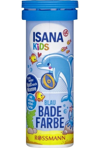 Isana Kids Banyo Suyu Boyası Mavi Yaban Mersini Kokulu Isana Kids Banyo Suyu Boyası Mavi Yaban Mersini Kokulu