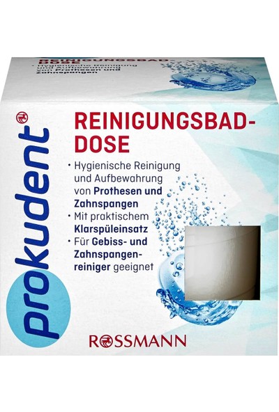 Prokudent Protez ve Diş Teli Temizleme Kutusu Prokudent Protez ve Diş Teli Temizleme Kutusu