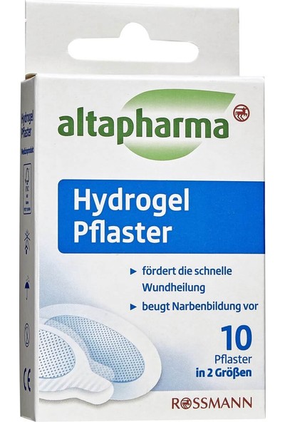 Altapharma Hidrojel Yara Bandı Sensitiv 2 Farklı Boyutta 10 Adet Altapharma Hidrojel Yara Bandı Sensitiv 2 Farklı Boyutta 10 Adet
