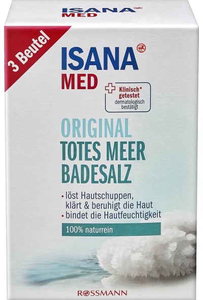 Isana Med Ölü Deniz Banyo Aksesuarı 3 x 500 gr