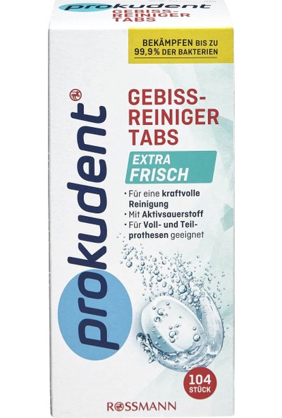 Prokudent Protez Temızleme Tabletı 104LU Prokudent Protez Temızleme Tabletı 104LU