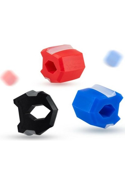 Jawline Çene Egzersiz Topu 3'lü Set - Başlangıç - Orta - Zor Jawline Çene Egzersiz Topu 3'lü Set - Başlangıç - Orta - Zor