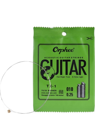Orphee Tx-1 Akustik Gitar Tek Tel (010) No Orphee Tx-1 Akustik Gitar Tek Tel (010) No