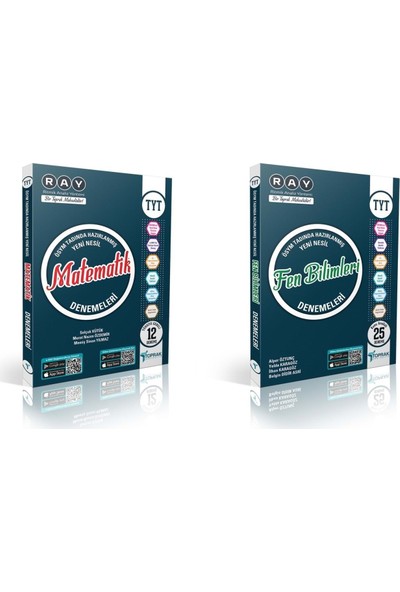 Toprak Yayıncılık Tyt Matematik Fen Bilimleri Deneme 2 Li Set