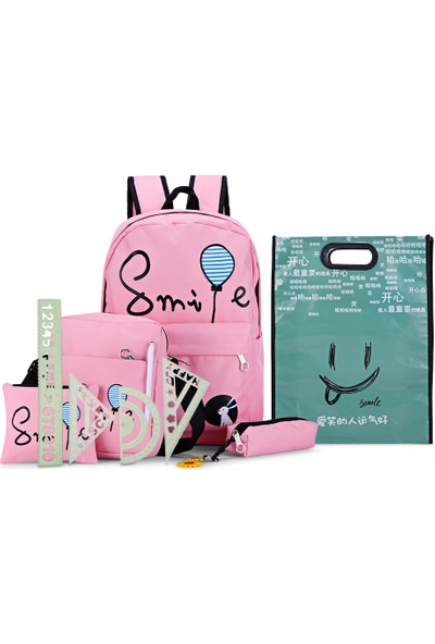 Generic 7'li Baskı Sırt Çantası Pembe (Yurt Dışından) Generic 7'li Baskı Sırt Çantası Pembe (Yurt Dışından)
