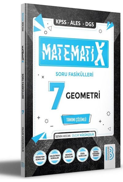 Benim Hocam Yayınları KPSS ALES DGS Matematix Soru Fasikülleri 7 Benim Hocam Yayınları KPSS ALES DGS Matematix Soru Fasikülleri 7