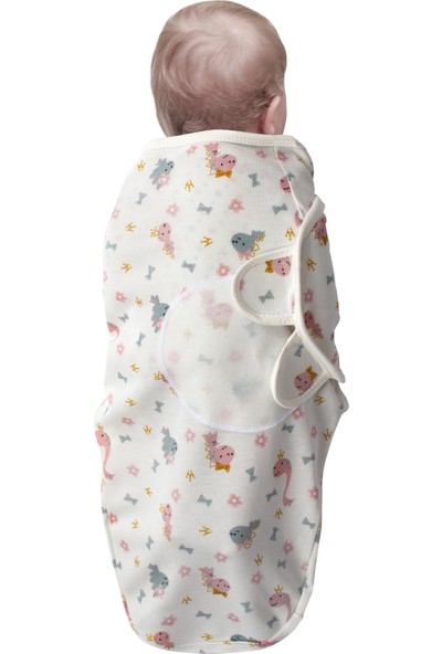 Sevi Bebe Interlok Bebe Kundak Dinazor-Çok Renkli Sevi Bebe Interlok Bebe Kundak Dinazor-Çok Renkli