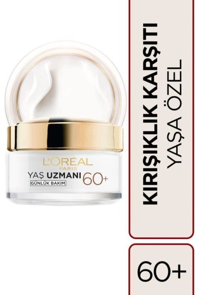 L'oréal Paris Yaş Uzmanı 60+ Kırışıklık Karşıtı Besleyici Krem L'oréal Paris Yaş Uzmanı 60+ Kırışıklık Karşıtı Besleyici Krem