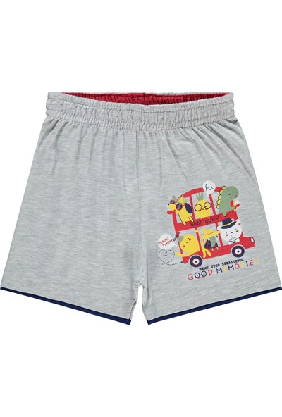 Civil Baby Erkek Bebek Şort 6-18 Ay Gri