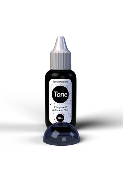 Resinin Tone Transparent Anthracite Mavi Transparan Epoksi Pigment Renklendirici 20 gr Resinin Tone Transparent Anthracite Mavi Transparan Epoksi Pigment Renklendirici 20 gr