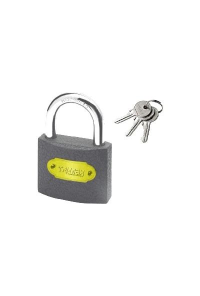 Bay-Tec Asma Kilit Gri 25 mm
