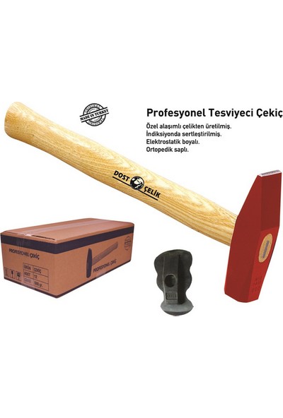 DOST ÇELİK Saplı Çekiç 1000 gr DOST ÇELİK Saplı Çekiç 1000 gr