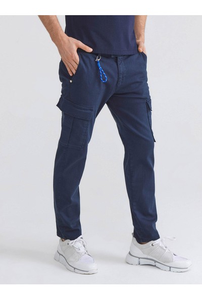 Xint Pamuklu Slim Fit Kargo Pantolon