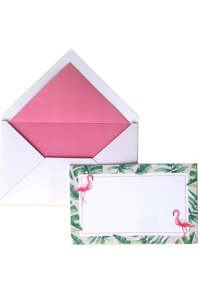 Maritera Amazon Flamingo 10'lu Tebrik Kartı