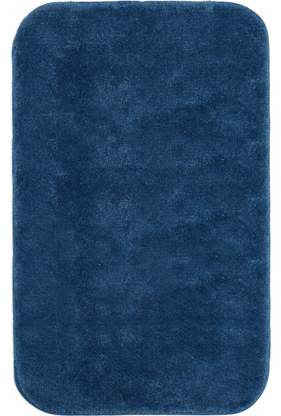 Confetti Atlanta 67X120 Koyu Mavi Banyo Halısı Confetti Atlanta 67X120 Koyu Mavi Banyo Halısı