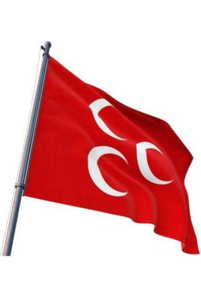 d&d Plus Üç Hilal Bayrağı 2x3 Metre 200X300 cm