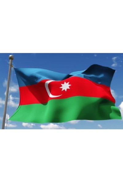 d&d Plus Azerbaycan Gönder Bayrağı 100 x 150 cm Azerbaycan
