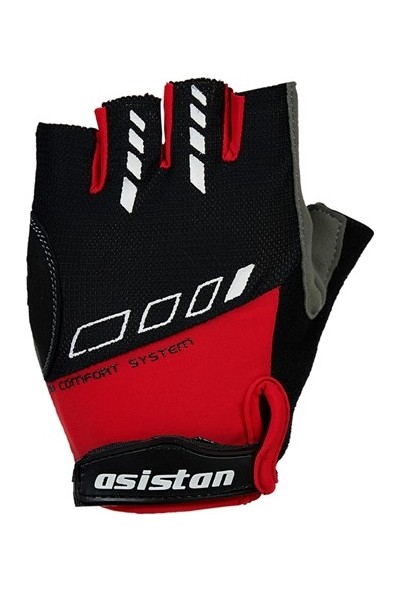 Asistan Cape Gl 400 Kısa Parmak Eldiven Kırmızı-S