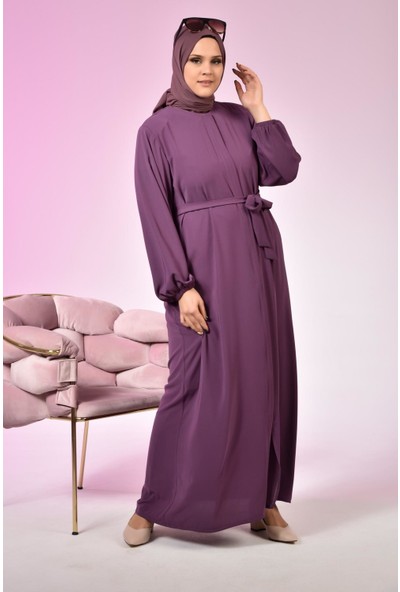 FERACE Balon Kol Oversize Ferace Kadın Tesettür