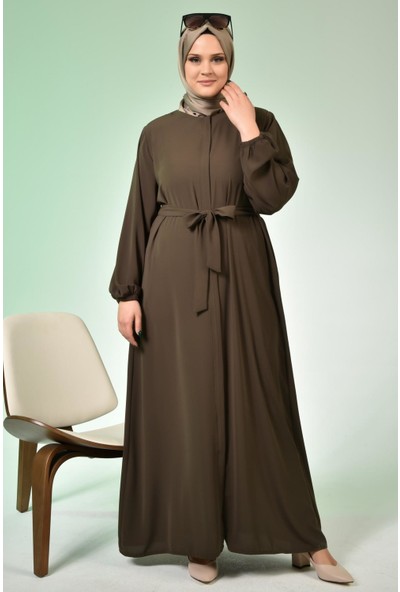 FERACE Balon Kol Oversize Ferace Kadın Tesettür