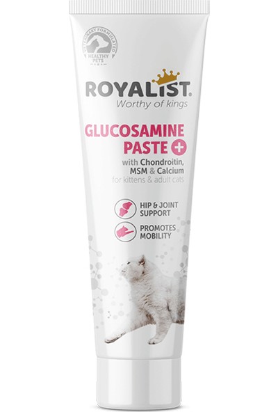 Royalist Glucosamine Kedi Kalça ve Eklem Sağlığı Destekleyici Malt Macunu 100 gr Royalist Glucosamine Kedi Kalça ve Eklem Sağlığı Destekleyici Malt Macunu 100 gr