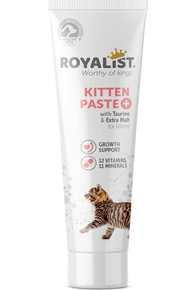 Royalist Yavru Kediler Için Taurin ve Malt Macunu 100 gr Royalist Yavru Kediler Için Taurin ve Malt Macunu 100 gr