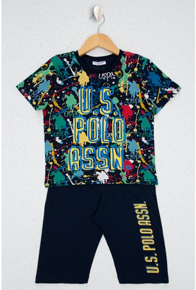 U.S. Polo Assn. Erkek Çocuk Lacivert Pijama