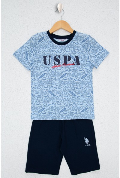 U.S. Polo Assn. Erkek Çocuk Açık Mavi Pijama 50242414-VR003