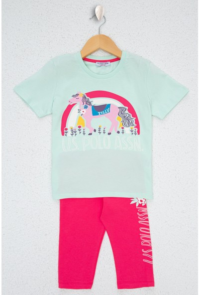 U.S. Polo Assn. Kız Çocuk Buz Mavi / İce Blue Pijama 50241919-VR095 U.S. Polo Assn. Kız Çocuk Buz Mavi / İce Blue Pijama 50241919-VR095