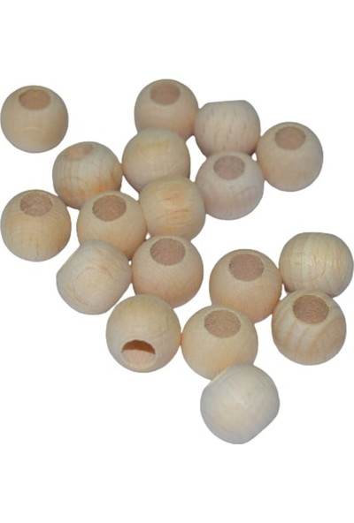 Eae Sanat 12 mm Ahşap Işlenmemiş Ham Boncuk (1 Kg) Eae Sanat 12 mm Ahşap Işlenmemiş Ham Boncuk (1 Kg)