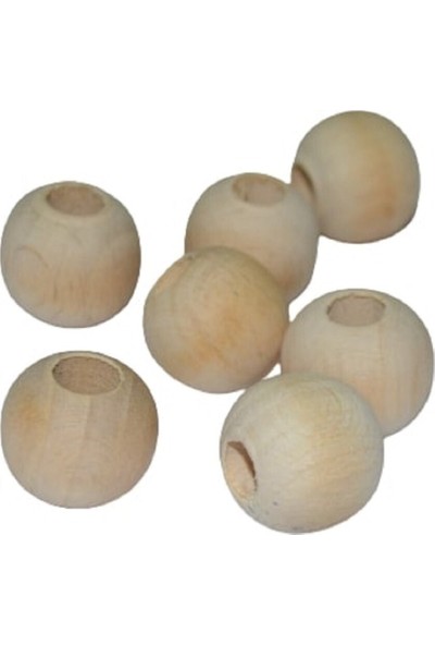 Eae Sanat 24 mm Ahşap Işlenmemiş Ham Boncuk (1 Kg) Eae Sanat 24 mm Ahşap Işlenmemiş Ham Boncuk (1 Kg)